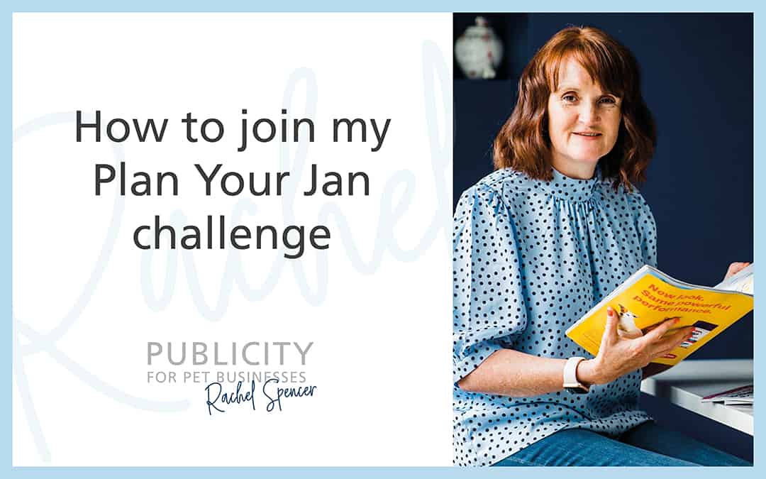 How to join in my Plan Your Jan challenge - Rachel Spencer Coaching